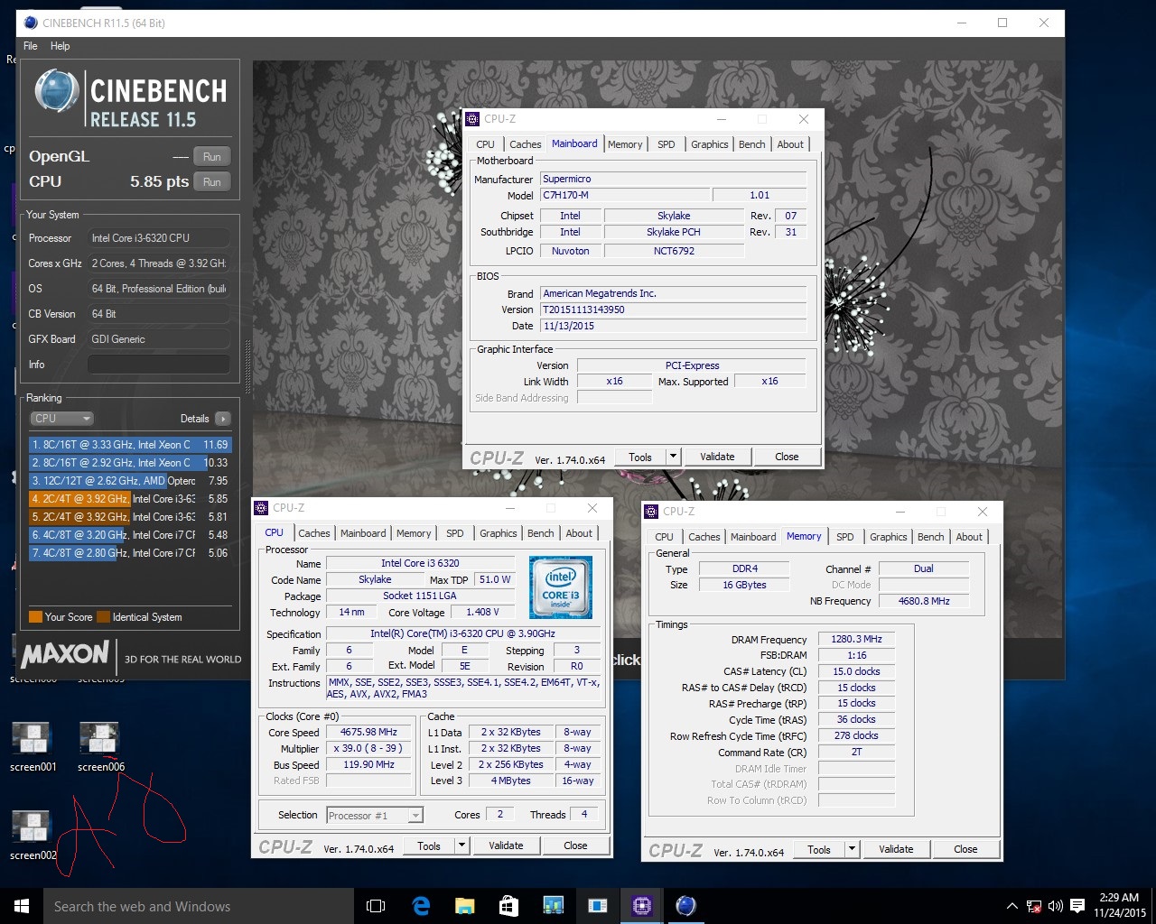 CPU-Z v1.74 - MultiThread CPU Benchmark | Page 5 | AnandTech Forums ...